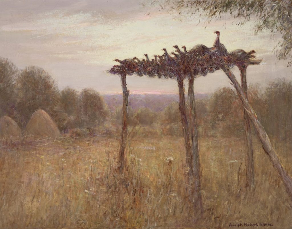 ArtSmart: Indiana - Shulz, Adolph R. Turkey Roost, 1918